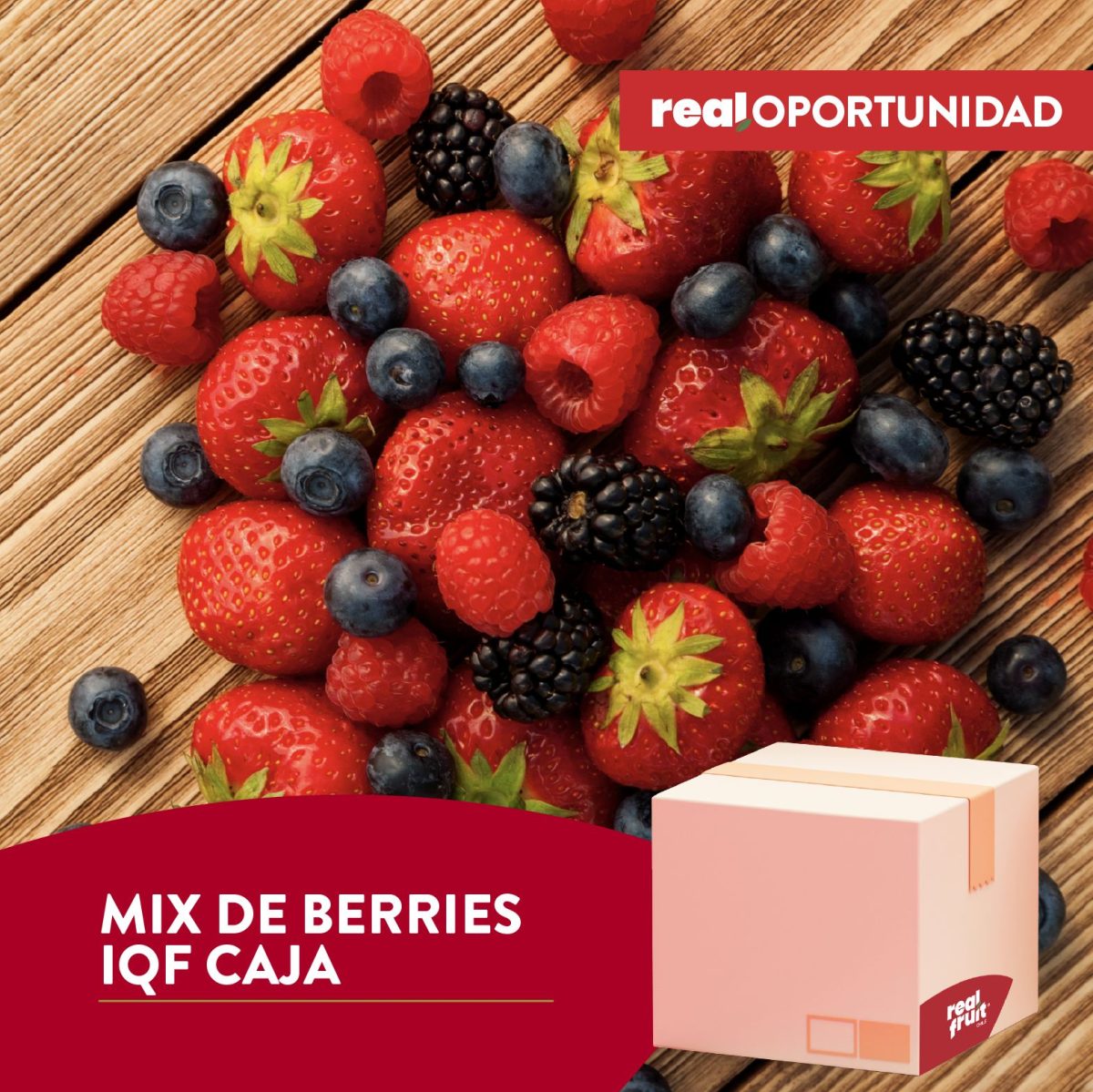 Mix de Berries Cajas 10 x 1 Kilo - RealFruit