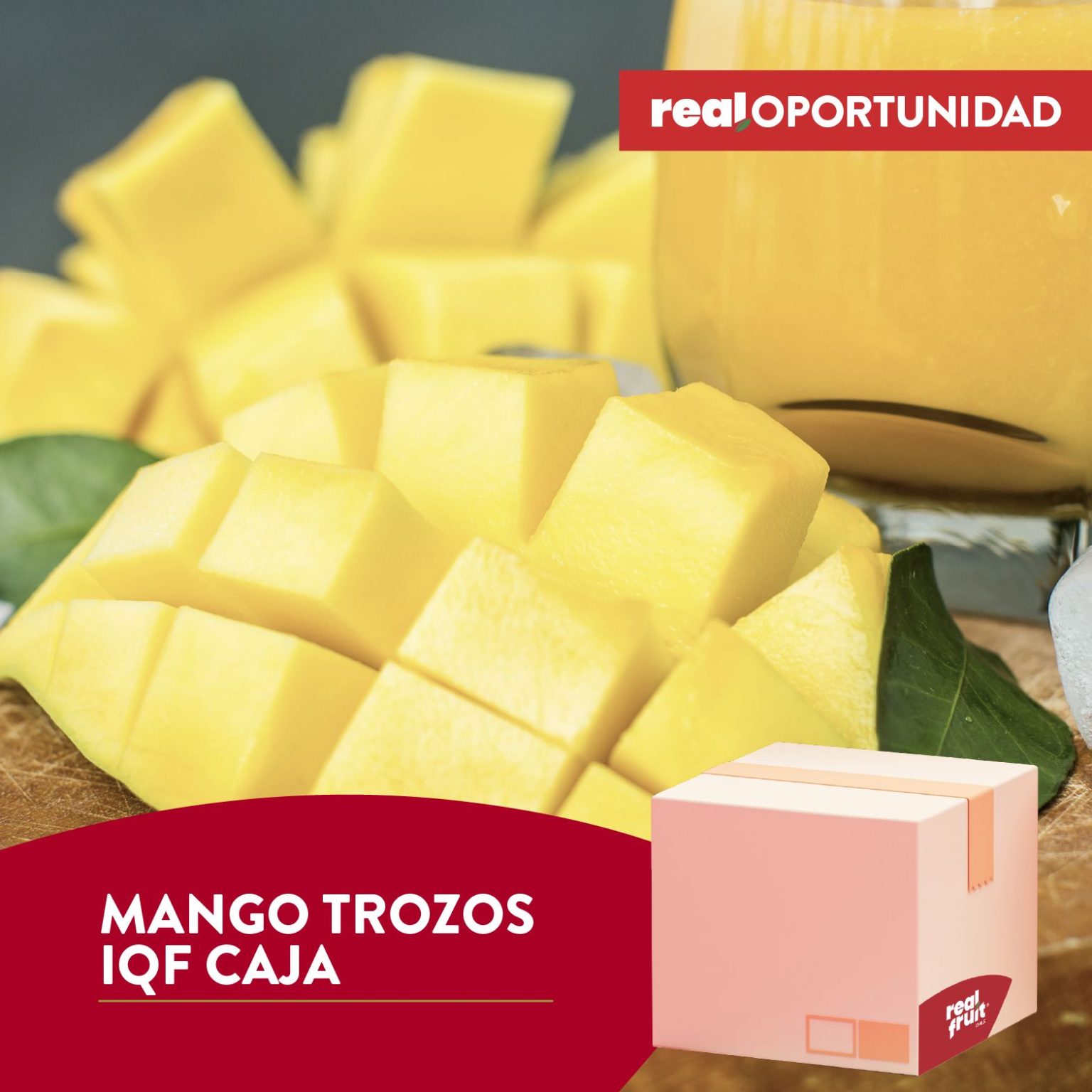 Mango en Trozos Iqf Cajas 10 x 1 Kilo - RealFruit